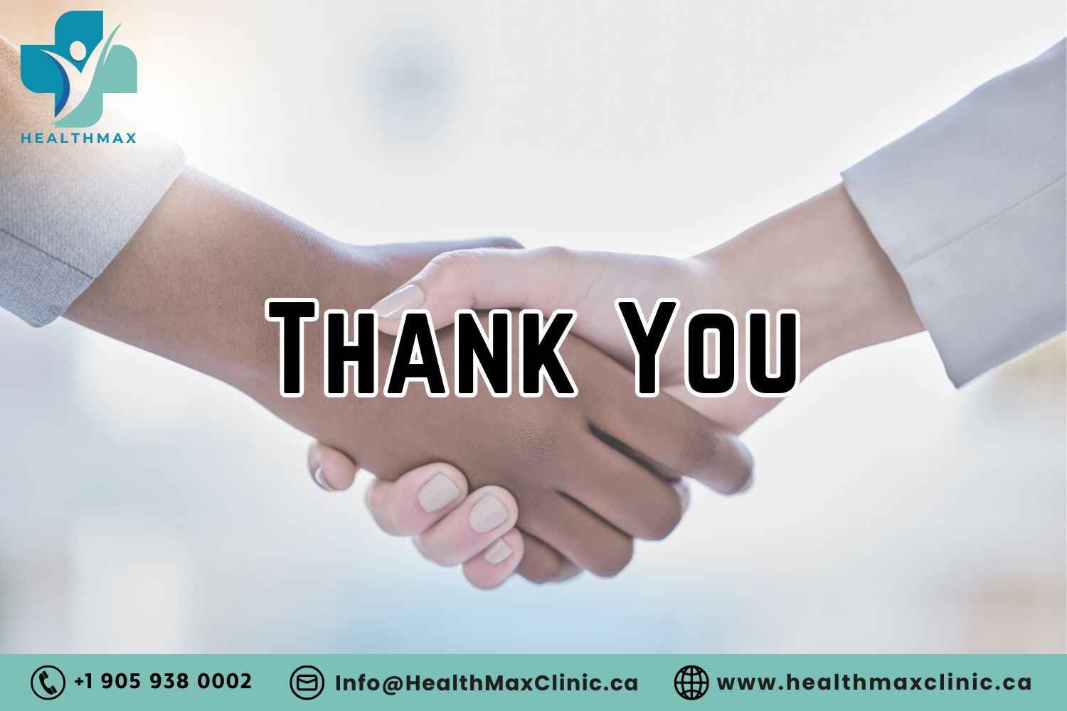 Thank You | HealthMax Medical Centre | Live Healthy Life
